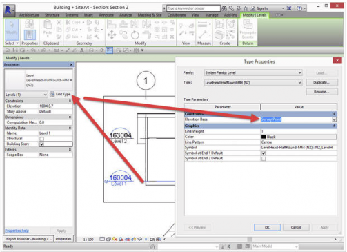 Creating a Topo Surface and Boundary Lines in Revit from Survey ...
