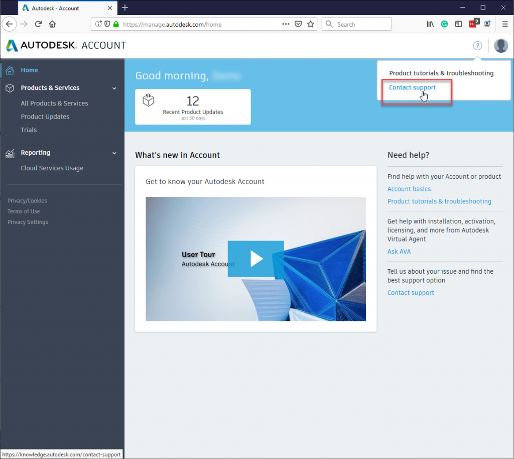 How to Access Autodesk Support – Caduceus Systems Limited